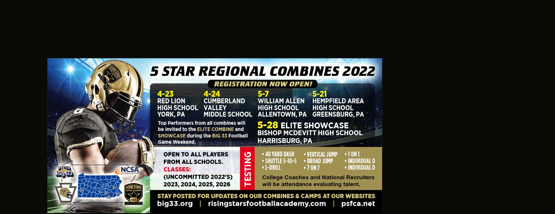 Rising Stars Football Academy - Summer Football Camps